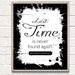Lost Time is Never Found Again Printable Benjamin Franklin Quote ...