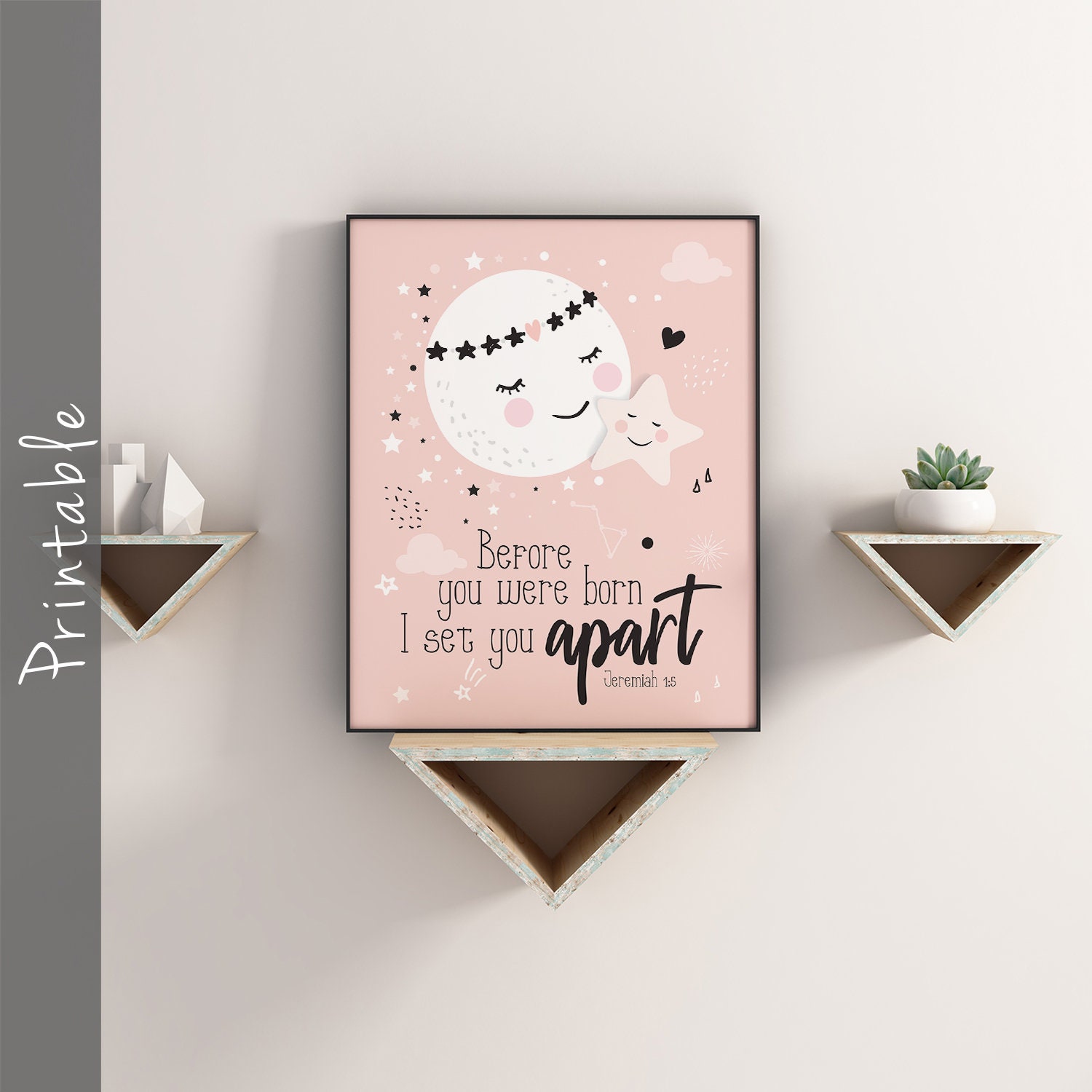 Before You Were Born I Set You Apart Nursery Decor Printable - Etsy