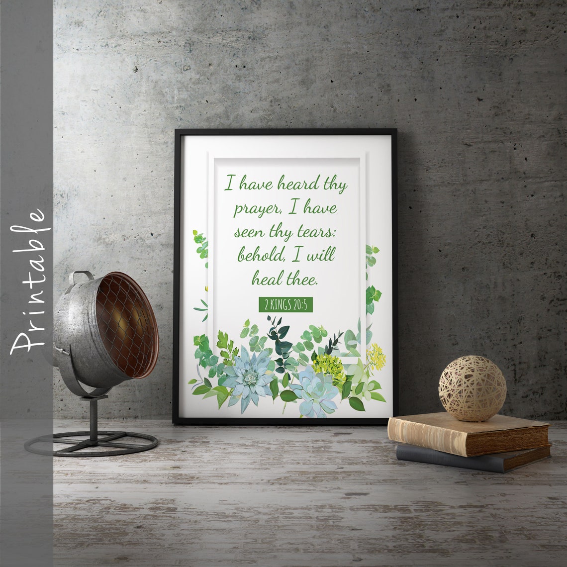 I Have Heard Your Prayer I Have Seen Thy Tears: Behold I Will - Etsy