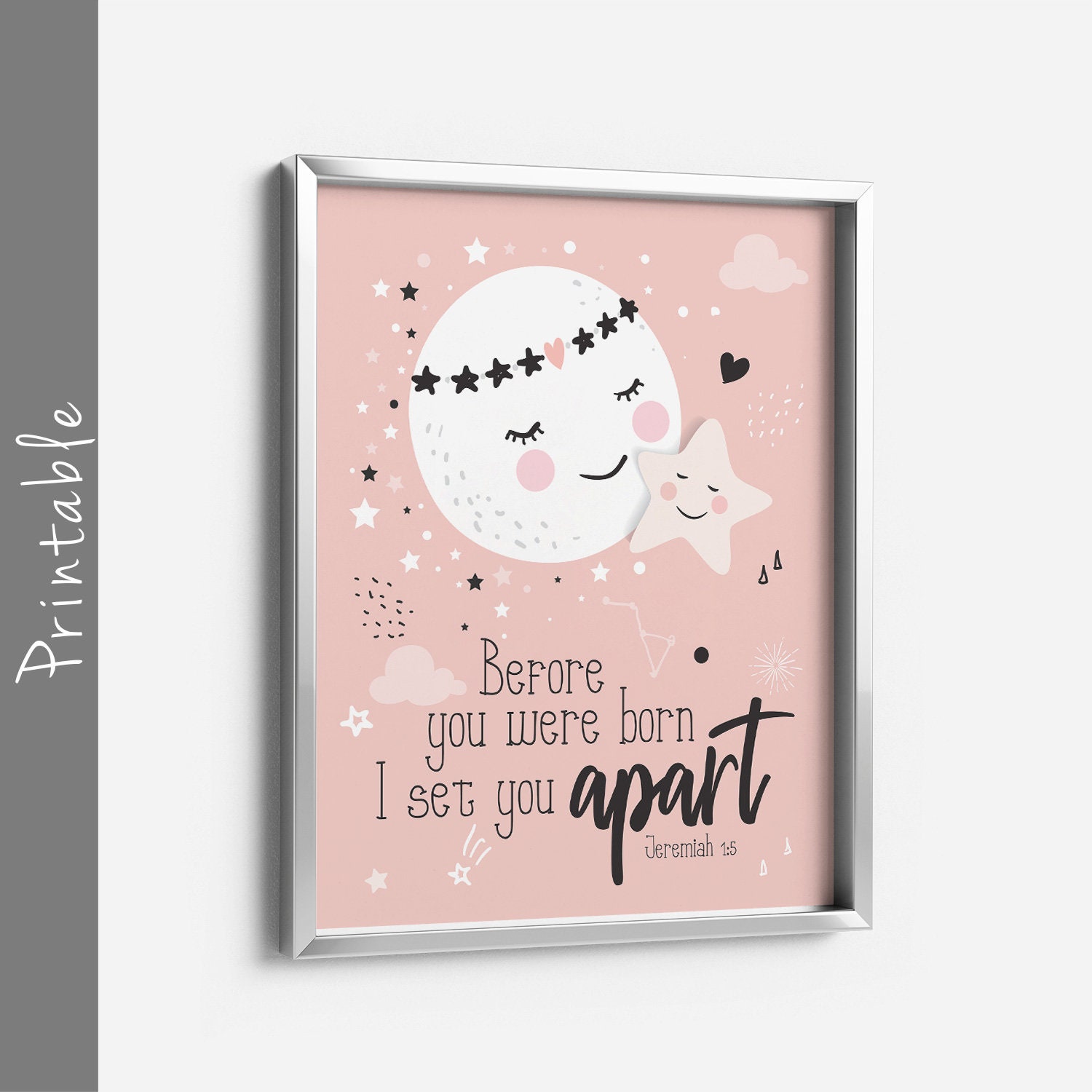Before You Were Born I Set You Apart Nursery Decor Printable | Etsy