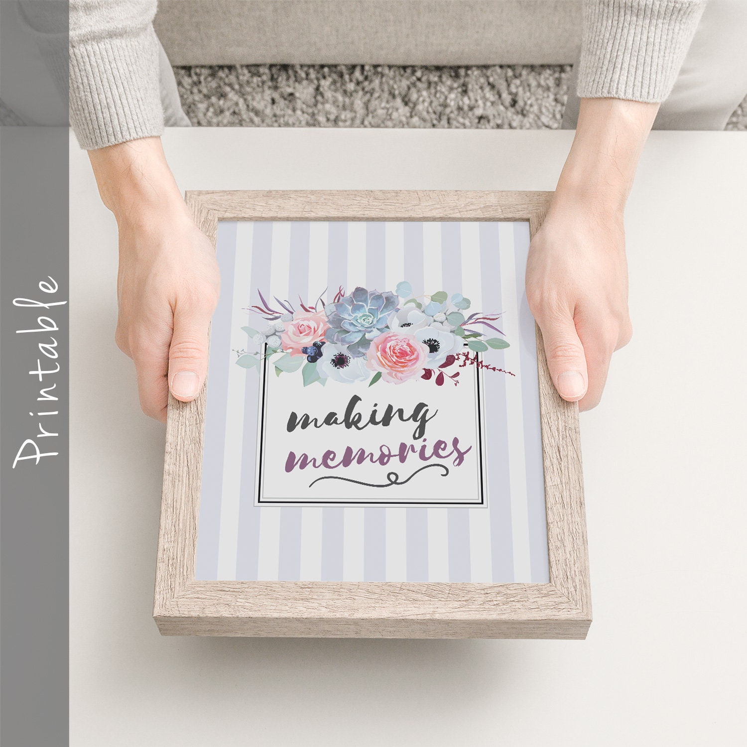 Making Memories Printable Scrapbooking Inspirational Quote | Etsy