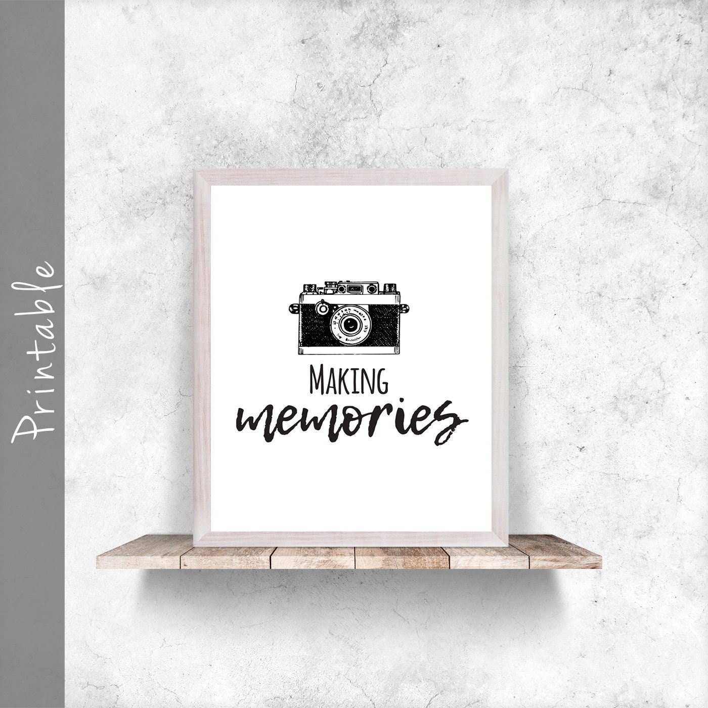 Making Memories Nursery Wall Art Printable Family Print - Etsy
