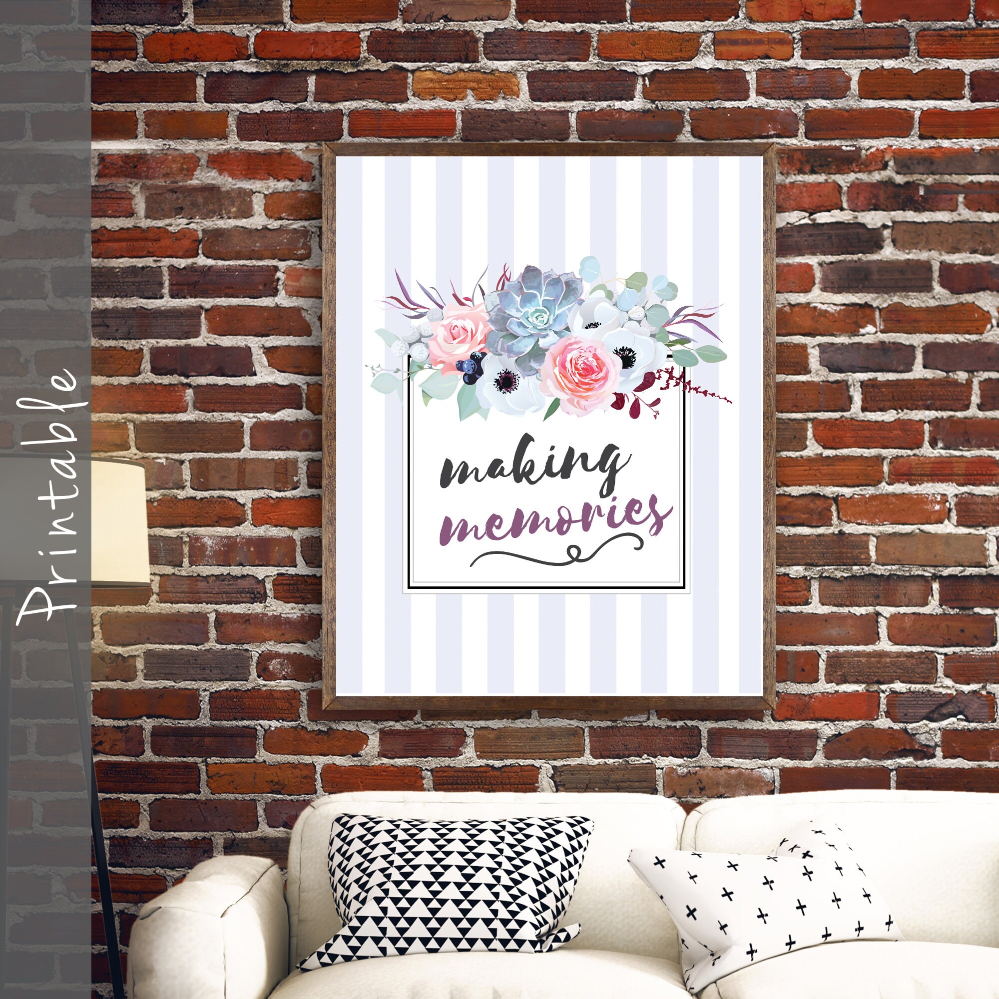 Making Memories Printable Scrapbooking Inspirational Quote | Etsy