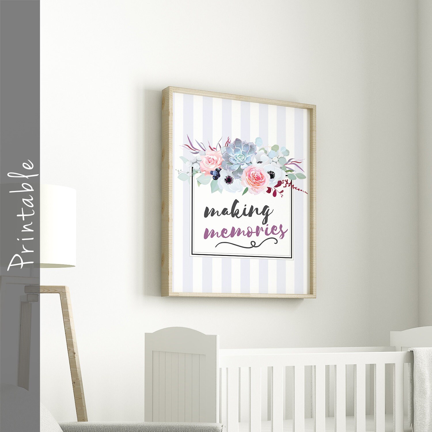 Making Memories Printable Scrapbooking Inspirational Quote | Etsy