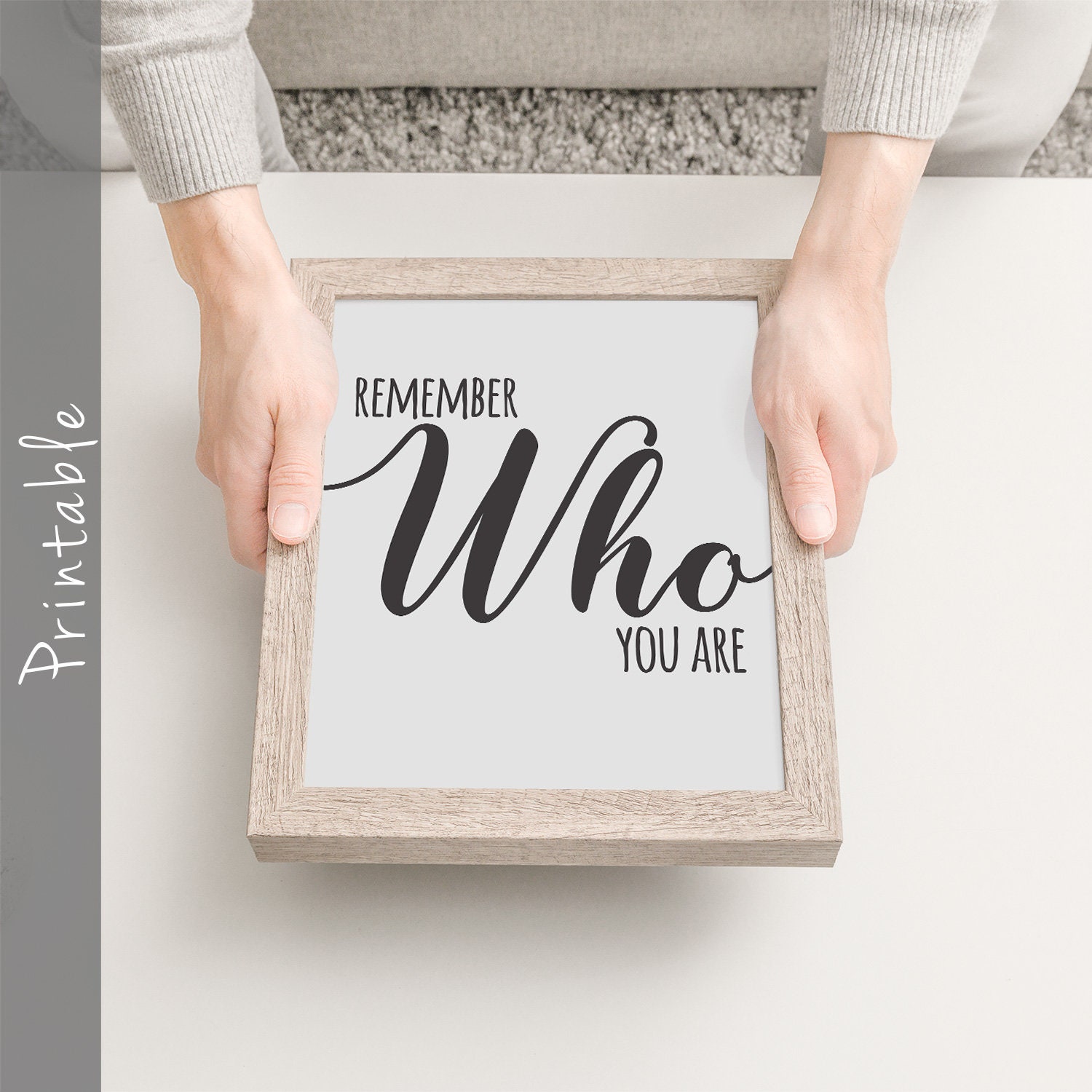 Remember Who You Are Printable LDS Inspirational Quote - Etsy