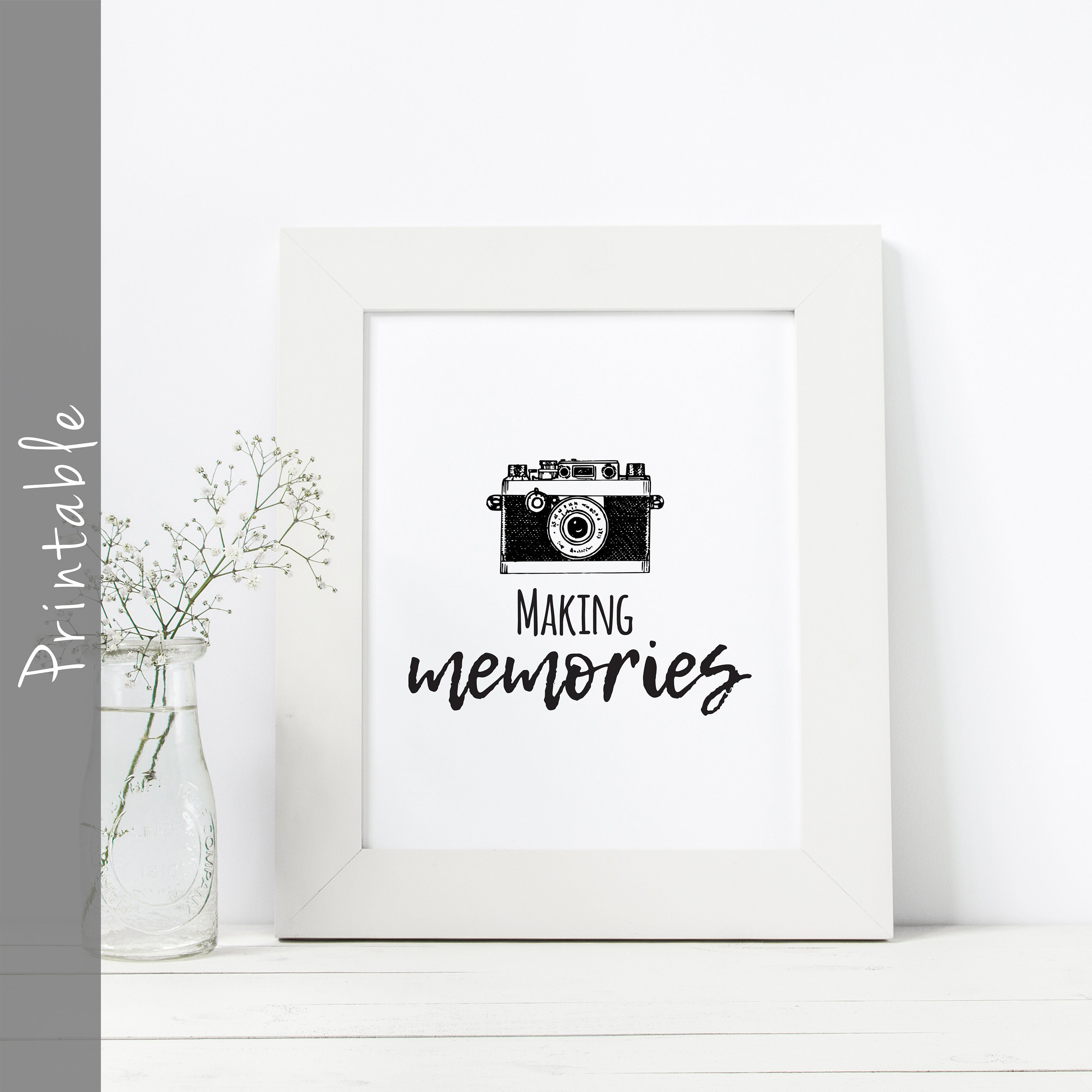 Making Memories Nursery Wall Art Printable Family Print - Etsy