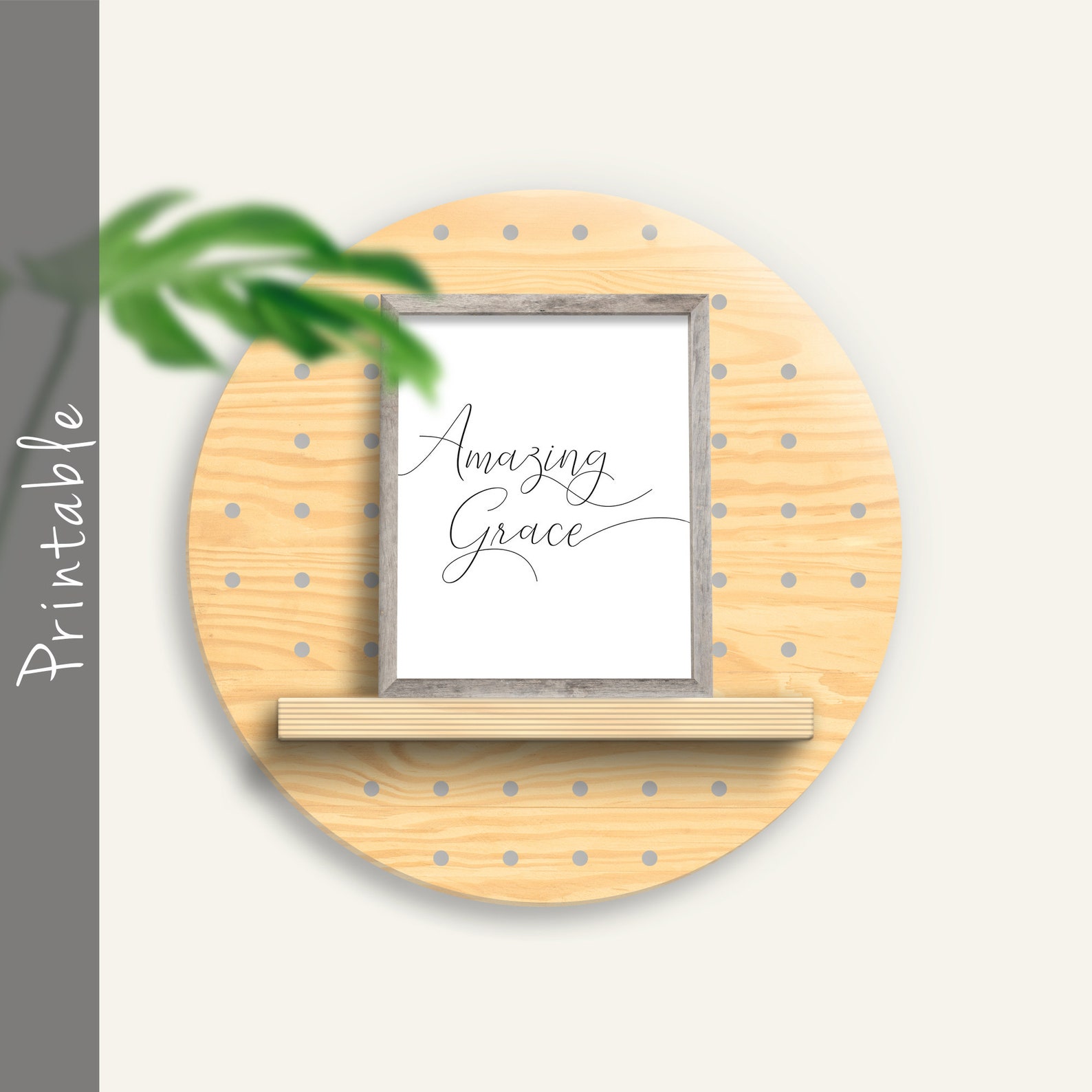 Amazing Grace Printable Christian Art Inspirational Quote | Etsy
