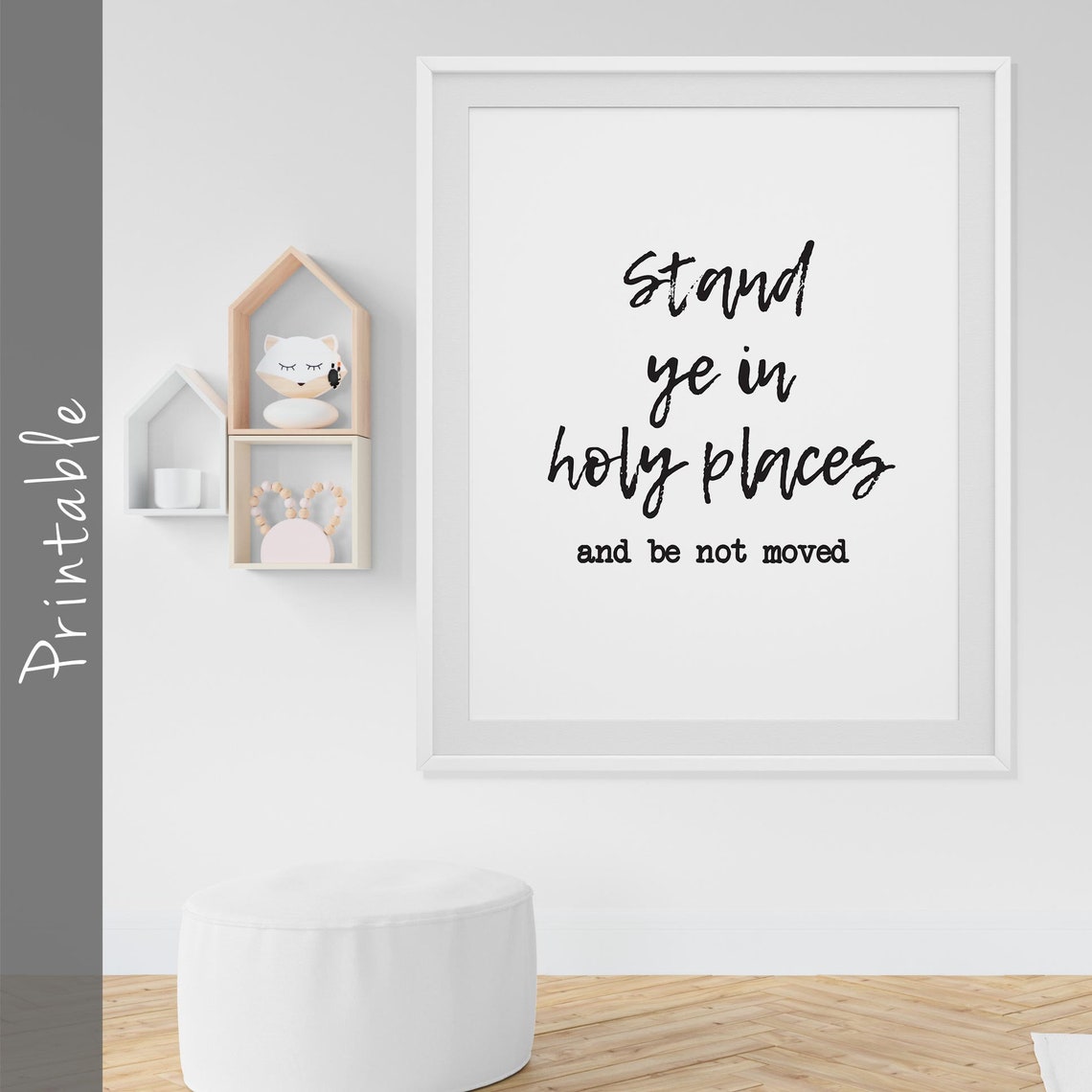 Stand Ye in Holy Places and Be Not Moved LDS Art Printable - Etsy