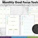 2021 Goal Planner Printable Planner Download Goal Setting - Etsy