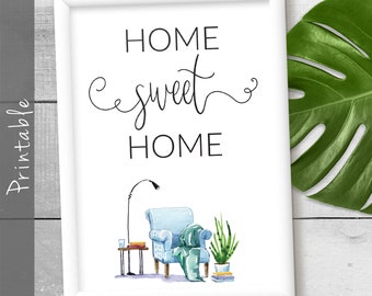 Printable Wall Art, Home Printable Art, Home Art, Home Decor, Gallery ...