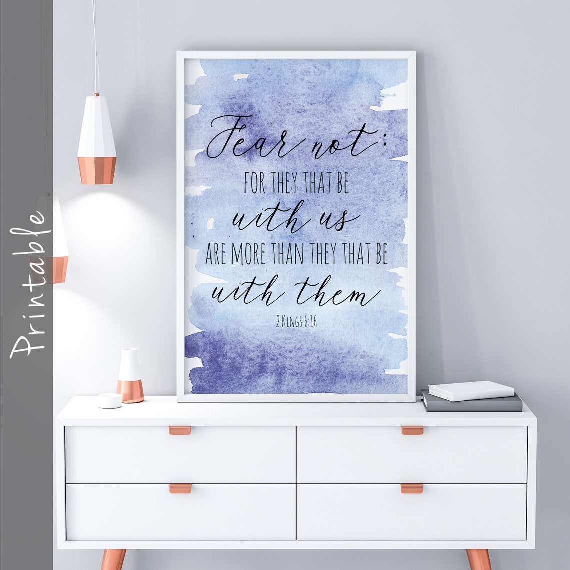 Fear Not For They That Be With Us Are More Than They That Be | Etsy