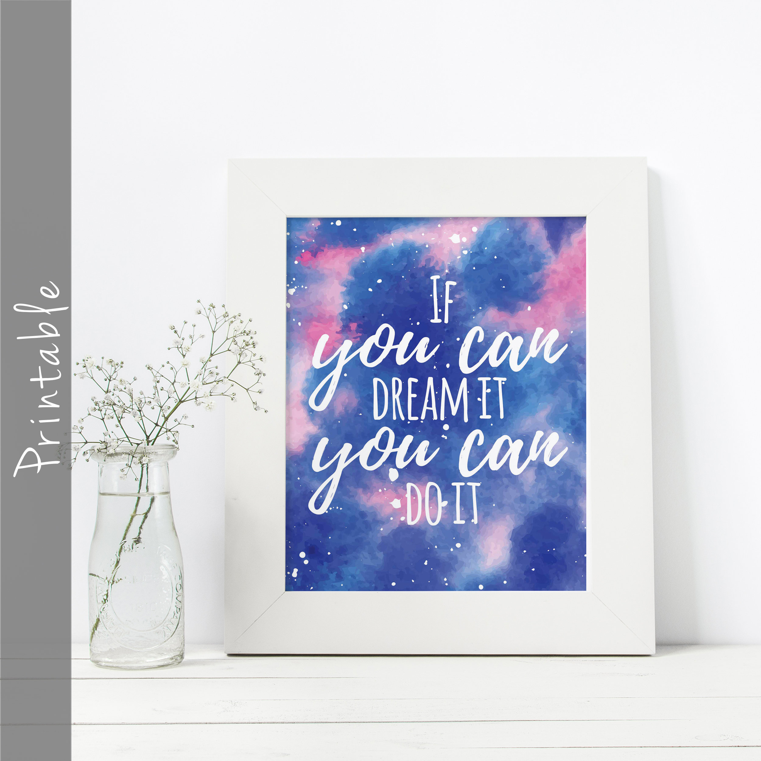 If You Can Dream It You Can Do It Walt Disney Quote Printable - Etsy