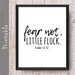 Fear Not Little Flock Christian Bible Verse Art Luke 12 32 Printable ...