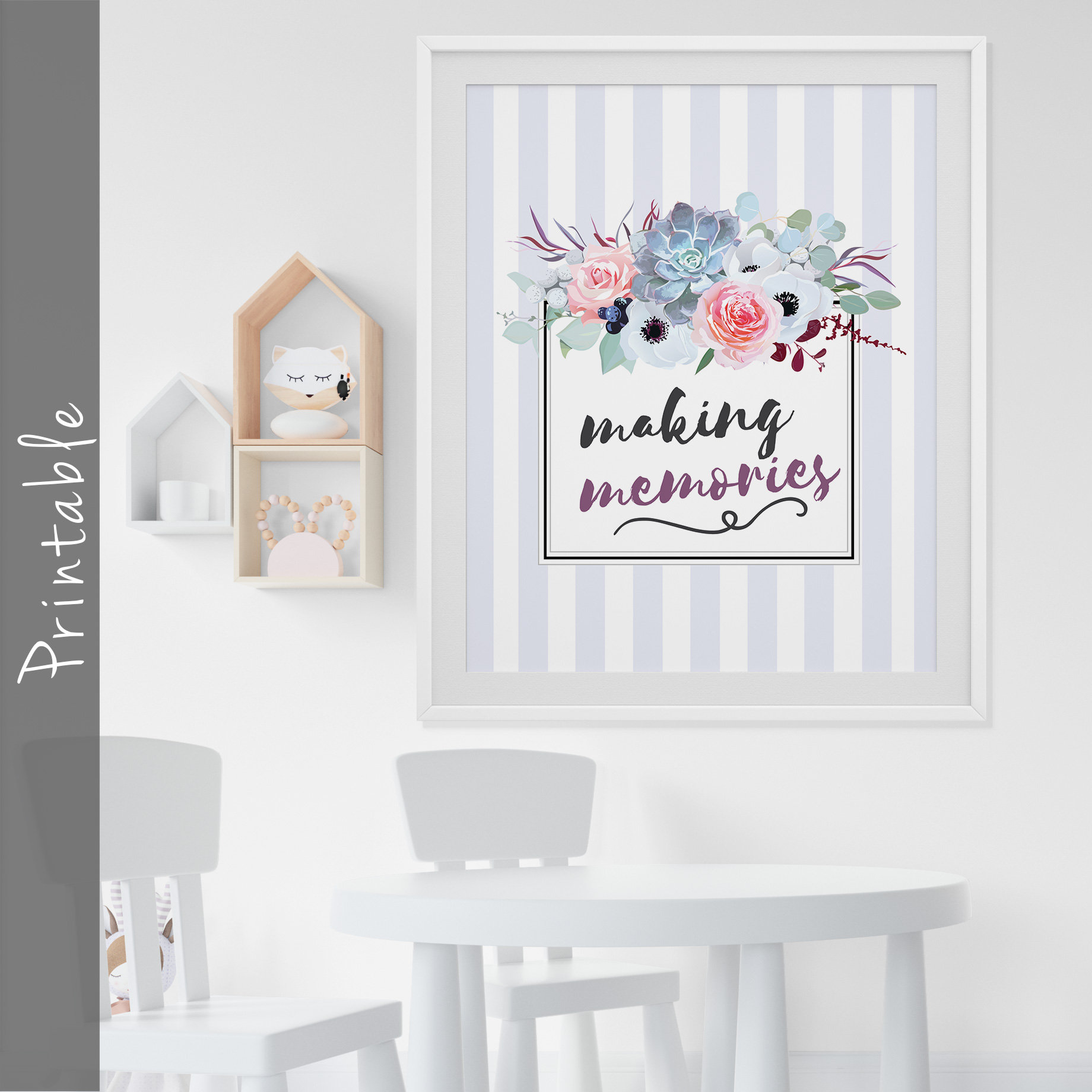 Making Memories Printable Scrapbooking Inspirational Quote | Etsy