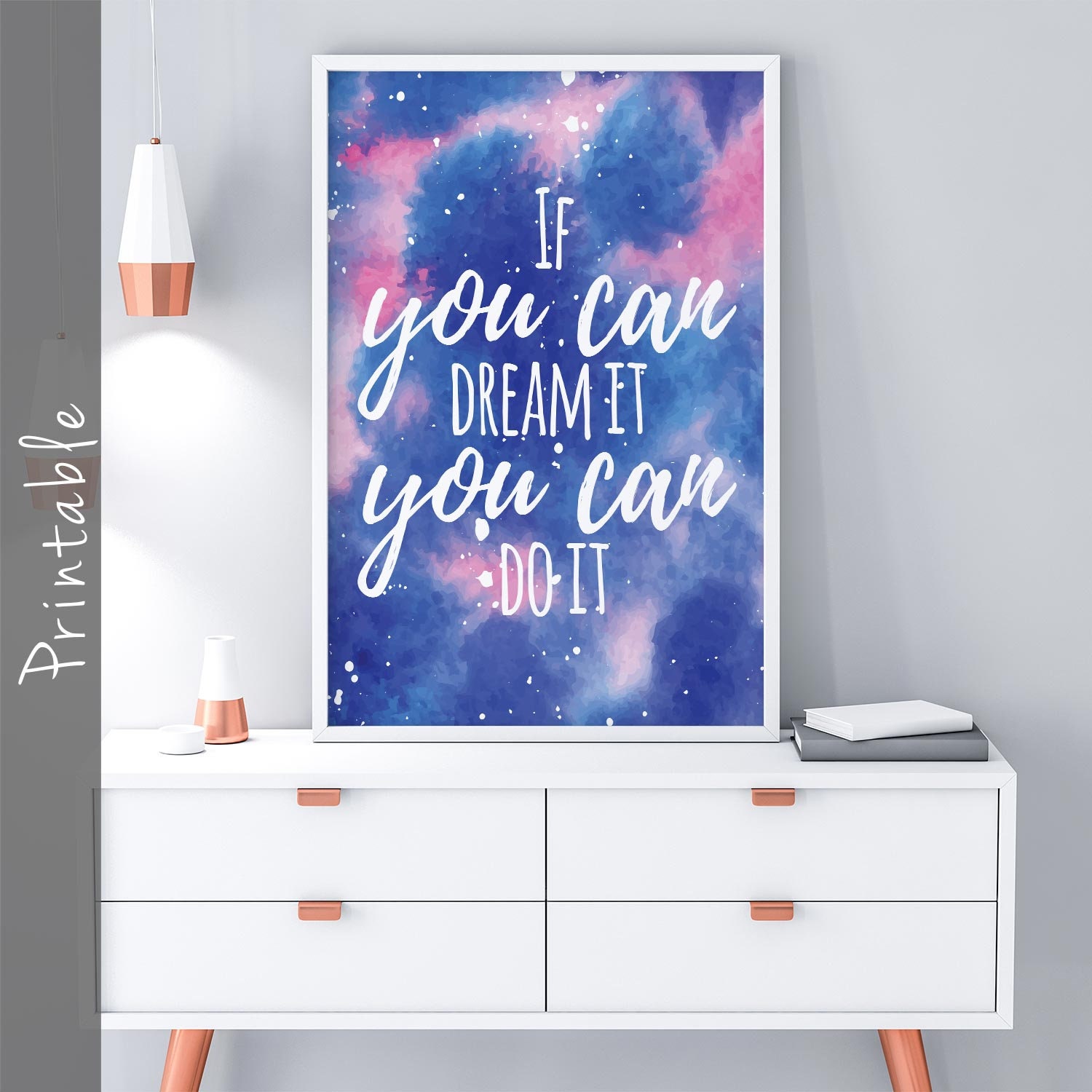 If You Can Dream It You Can Do It Walt Disney Quote Printable | Etsy