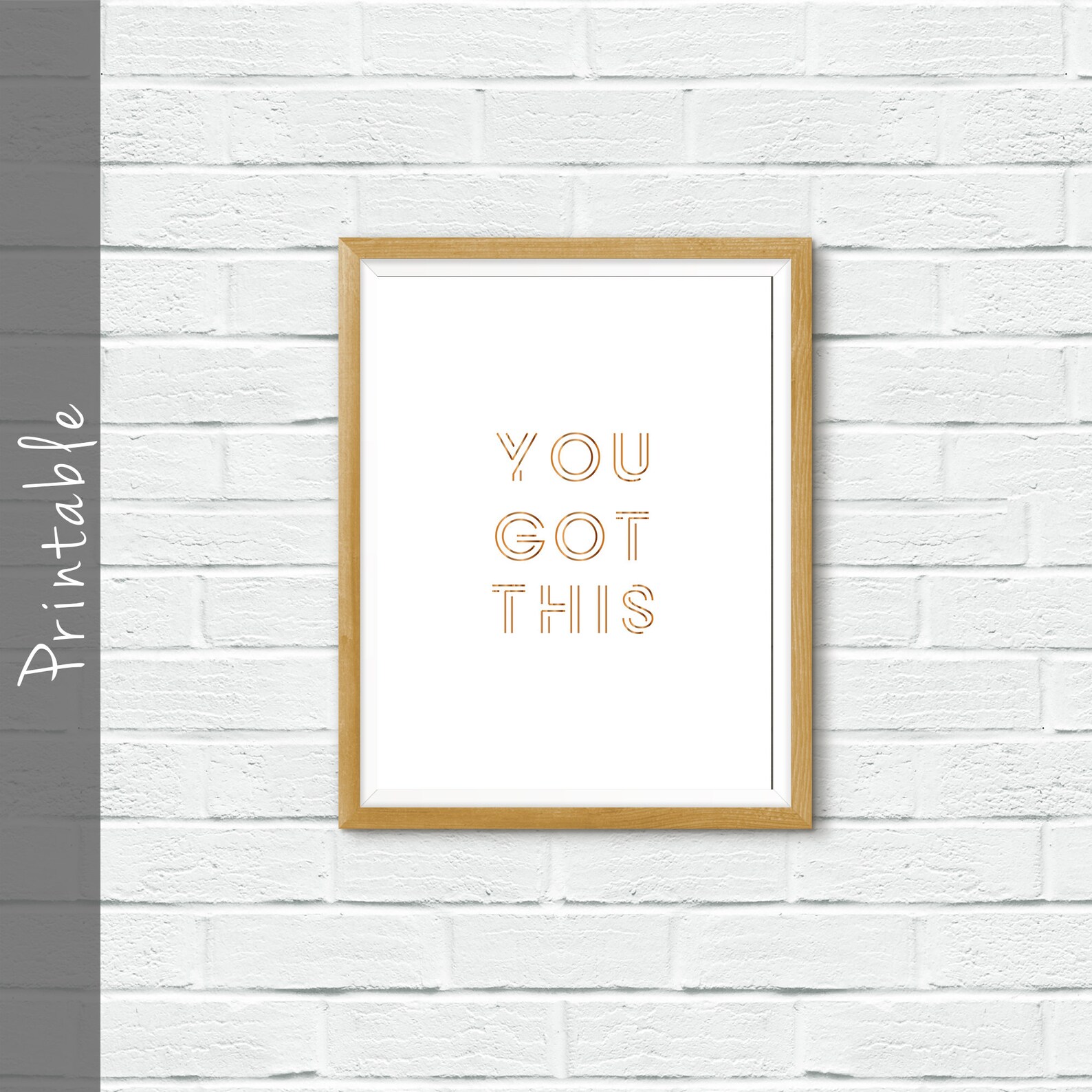 You Got This Inspirational Quote Printable Motivational Poster - Etsy