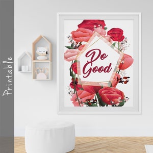 Do Good Printable Inspirational Quote Wall Art - Etsy