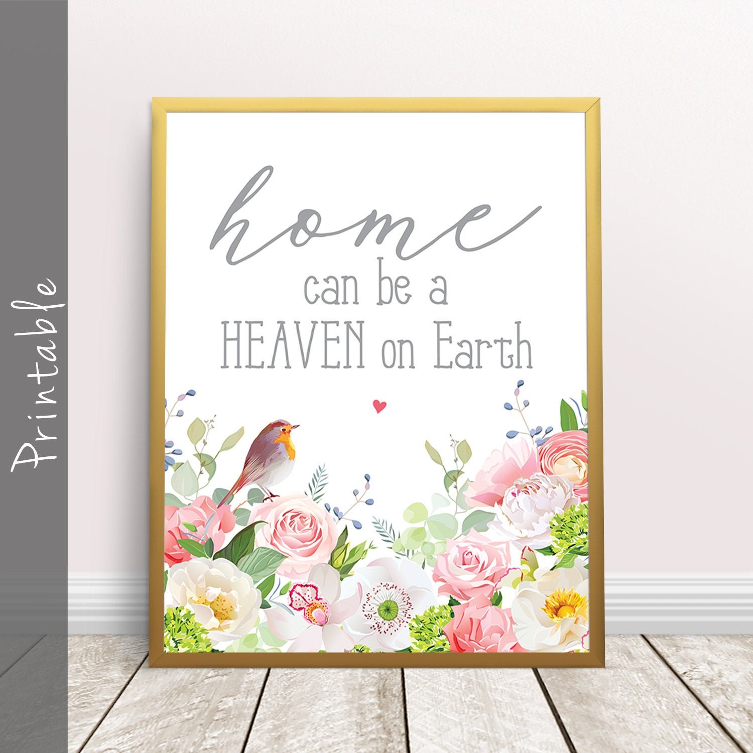 Home Can Be A Heaven on Earth Printable LDS Song Lyric Mormon - Etsy