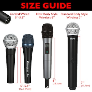 New Updated Design for 2026! Solid Color Rhinestone Microphone Sleeve ...