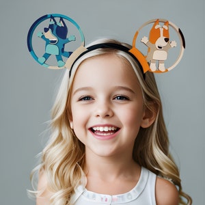 Bluey Inspired 3D Printed Mouse Ears | Bingo Mickey Ears | Bluey Minnie ...