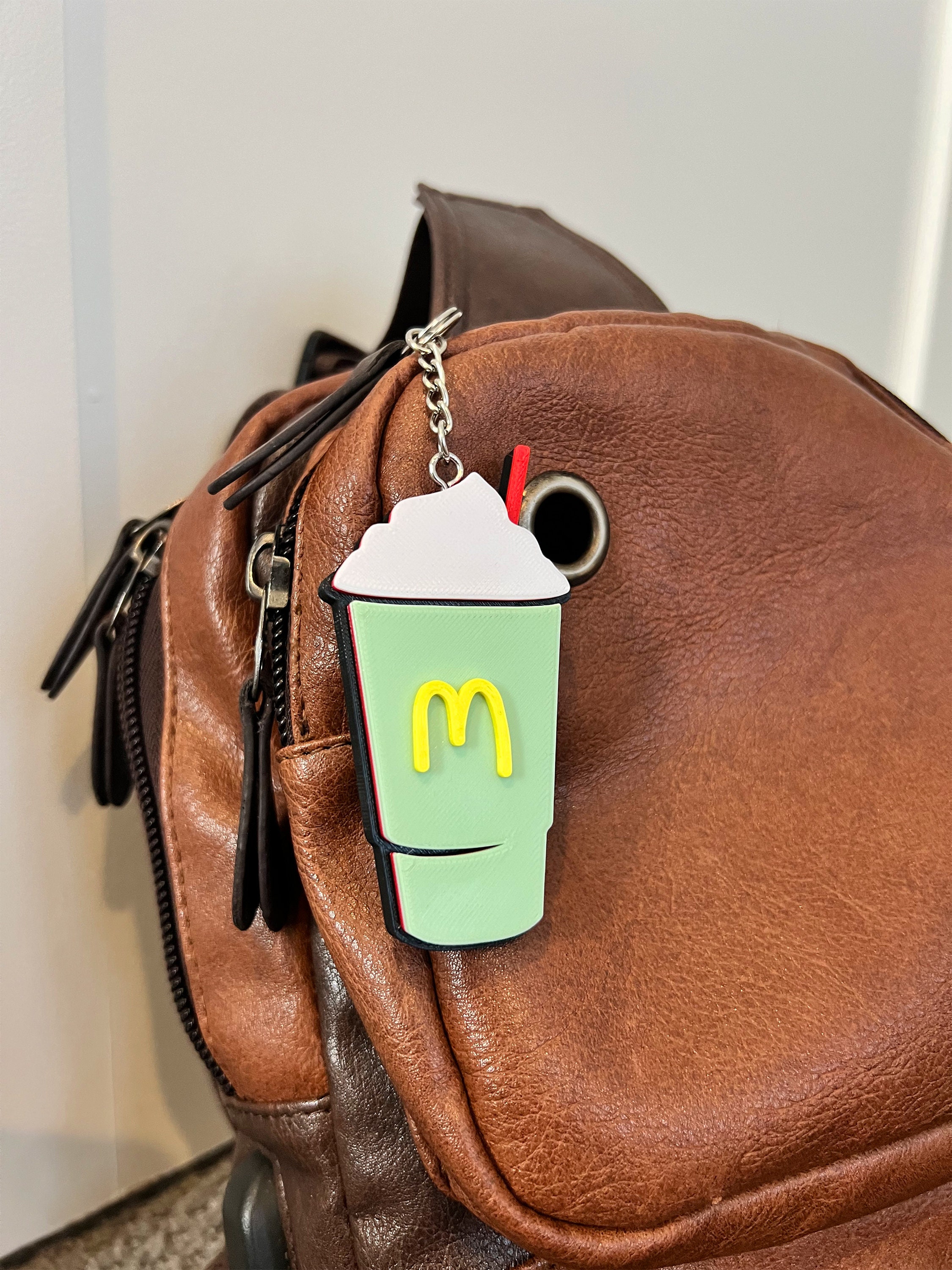 3D Printed Keychain Mcdonald's Shamrock Shake - Etsy