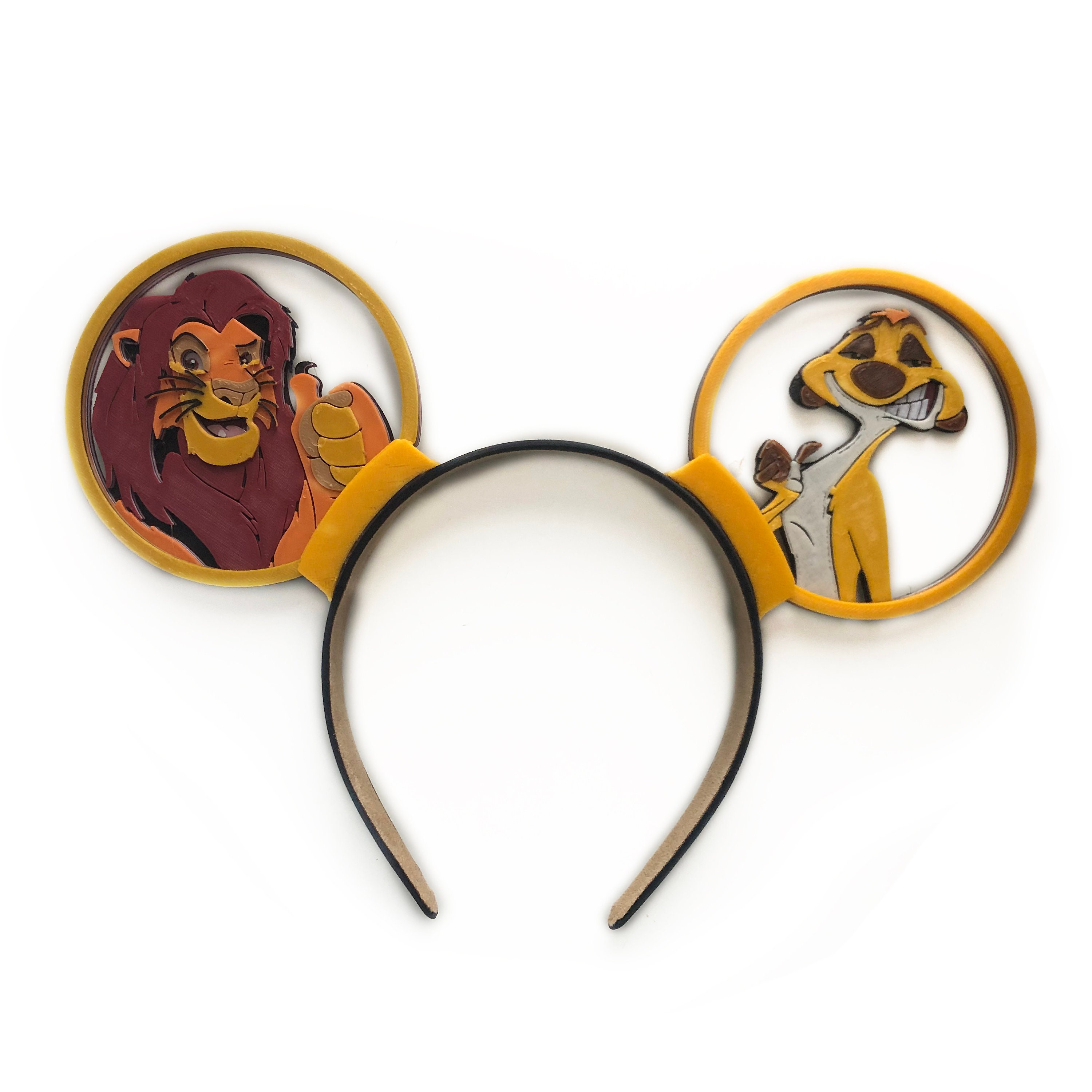 The Lion King Simba Timon 3D Printed Mouse Ears - Etsy