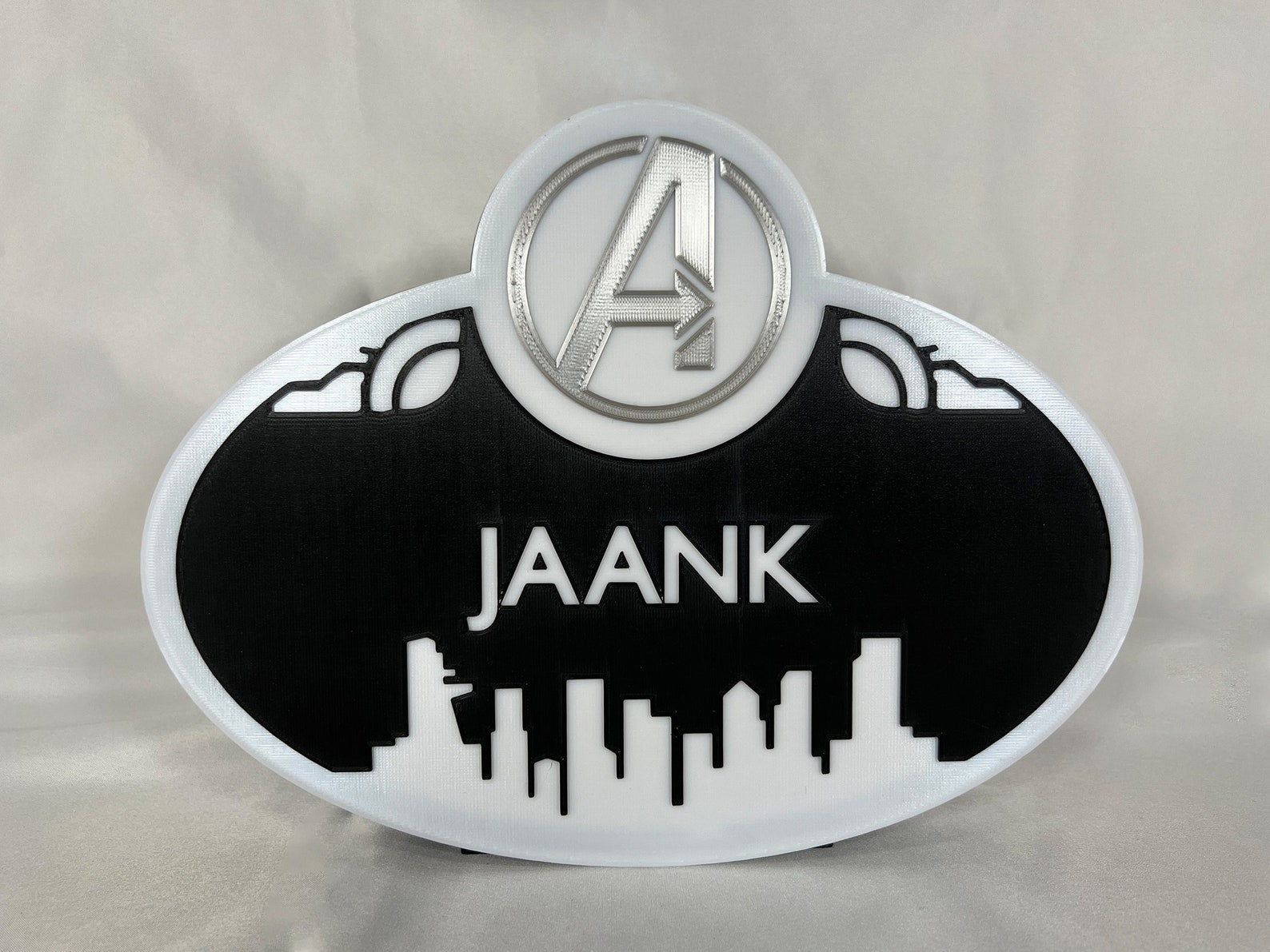 Custom Large 3D Printed Cast Member Name Tag Avengers - Etsy