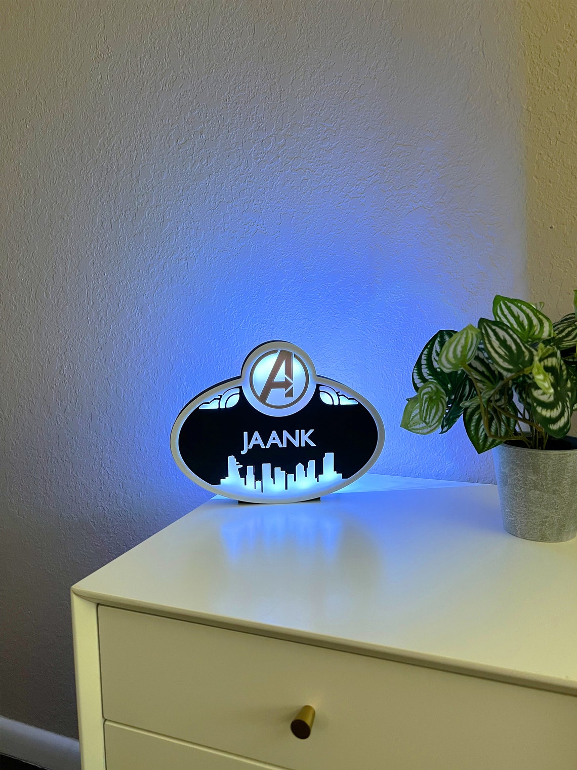 Custom Large 3D Printed Cast Member Name Tag Avengers - Etsy