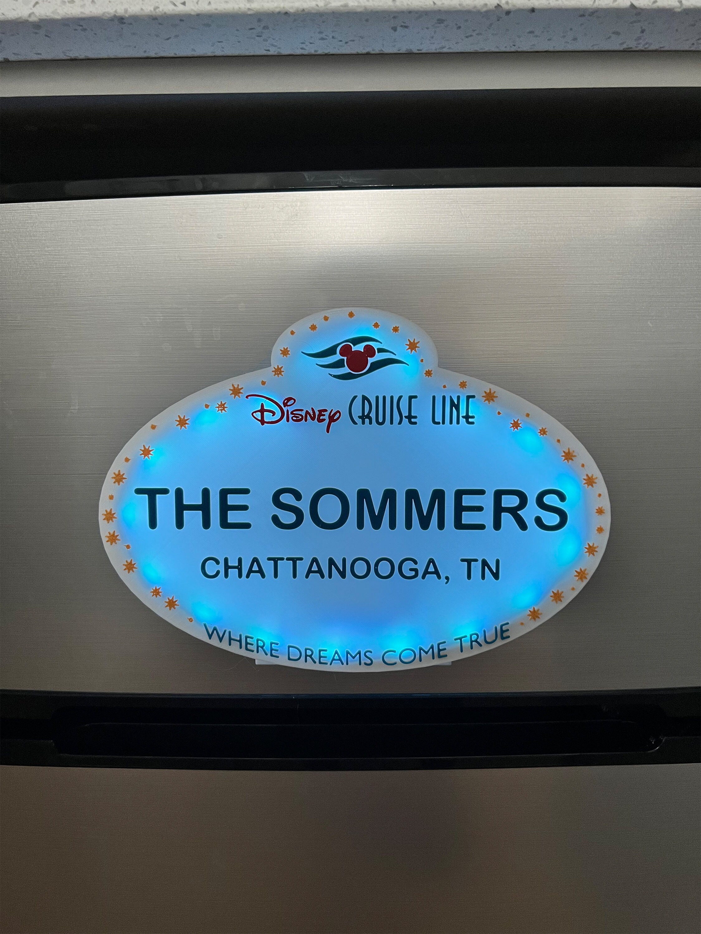 Custom Large 3D Printed Disney Cast Member Name Tag Disney - Etsy