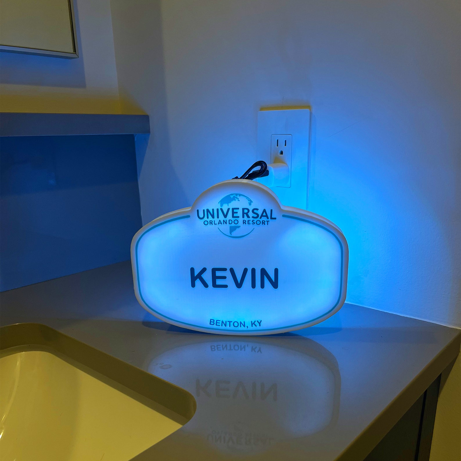 Custom Large 3D Printed Team Member Name Tag Decoration - Etsy