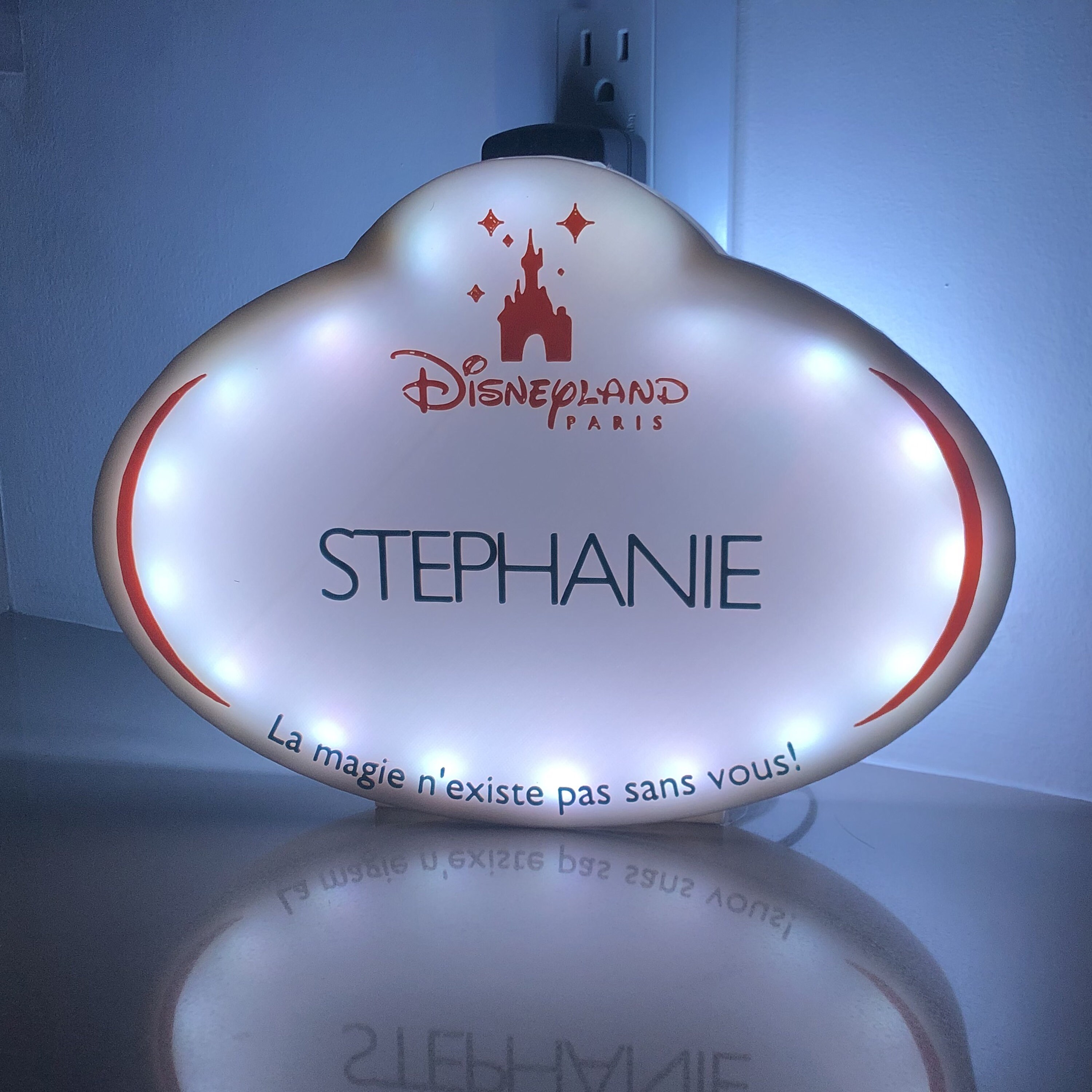 Custom Large 3D Printed Disney Cast Member Name Tag - Etsy