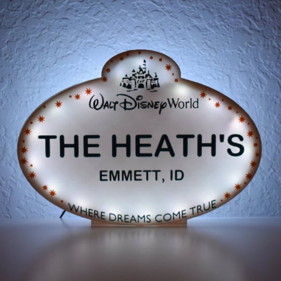 Custom Large 3D Printed Disney Cast Member Name Tag Walt - Etsy