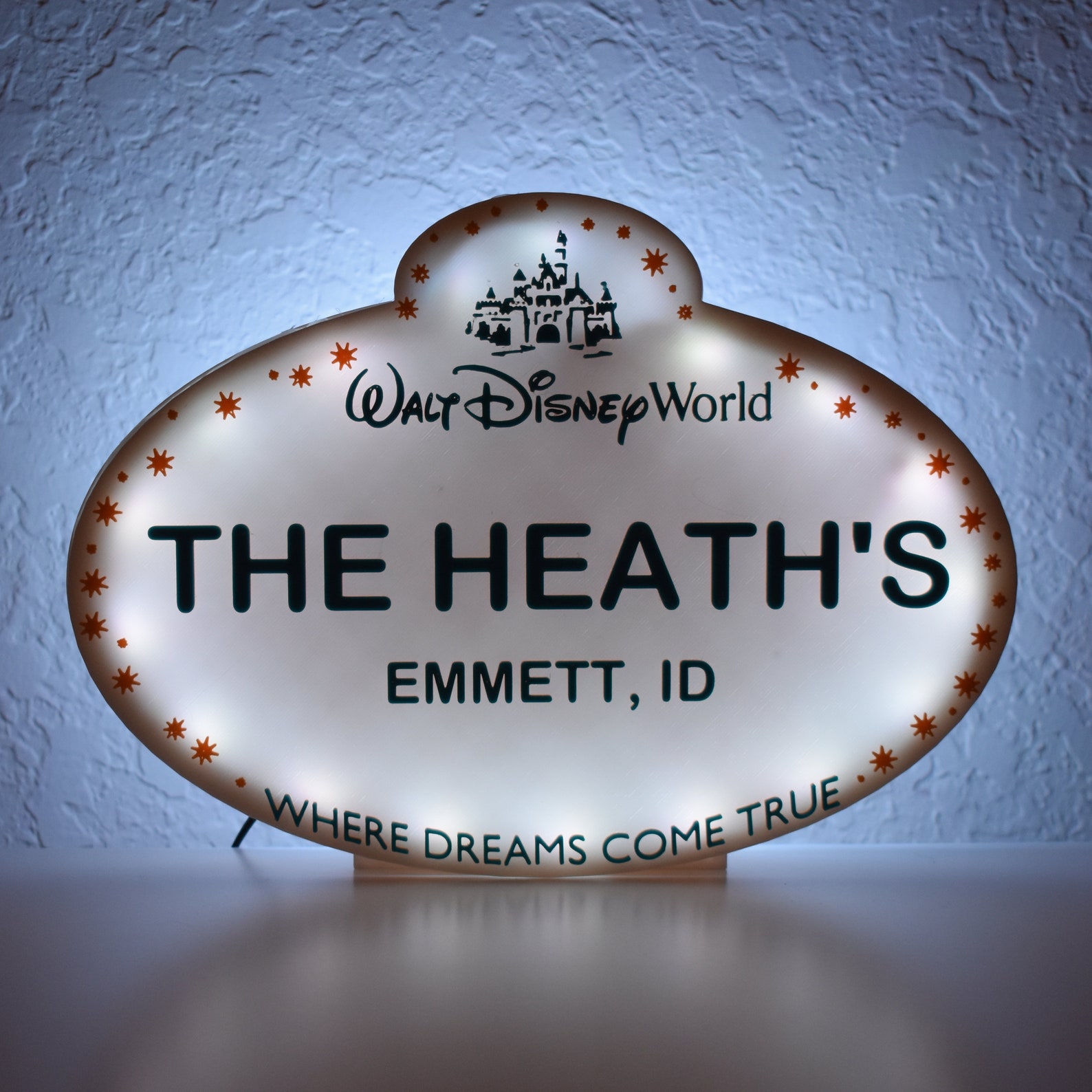 Custom Large 3D Printed Disney Cast Member Name Tag Decoration - Etsy