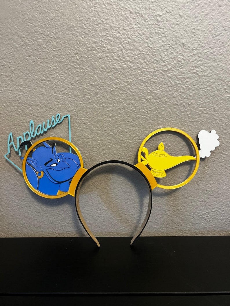 Genie Aladdin 3D Printed Mickey Mouse Ears - Etsy