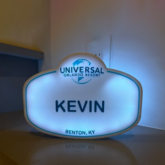 Custom Large 3D Printed Team Member Name Tag Decoration - Etsy