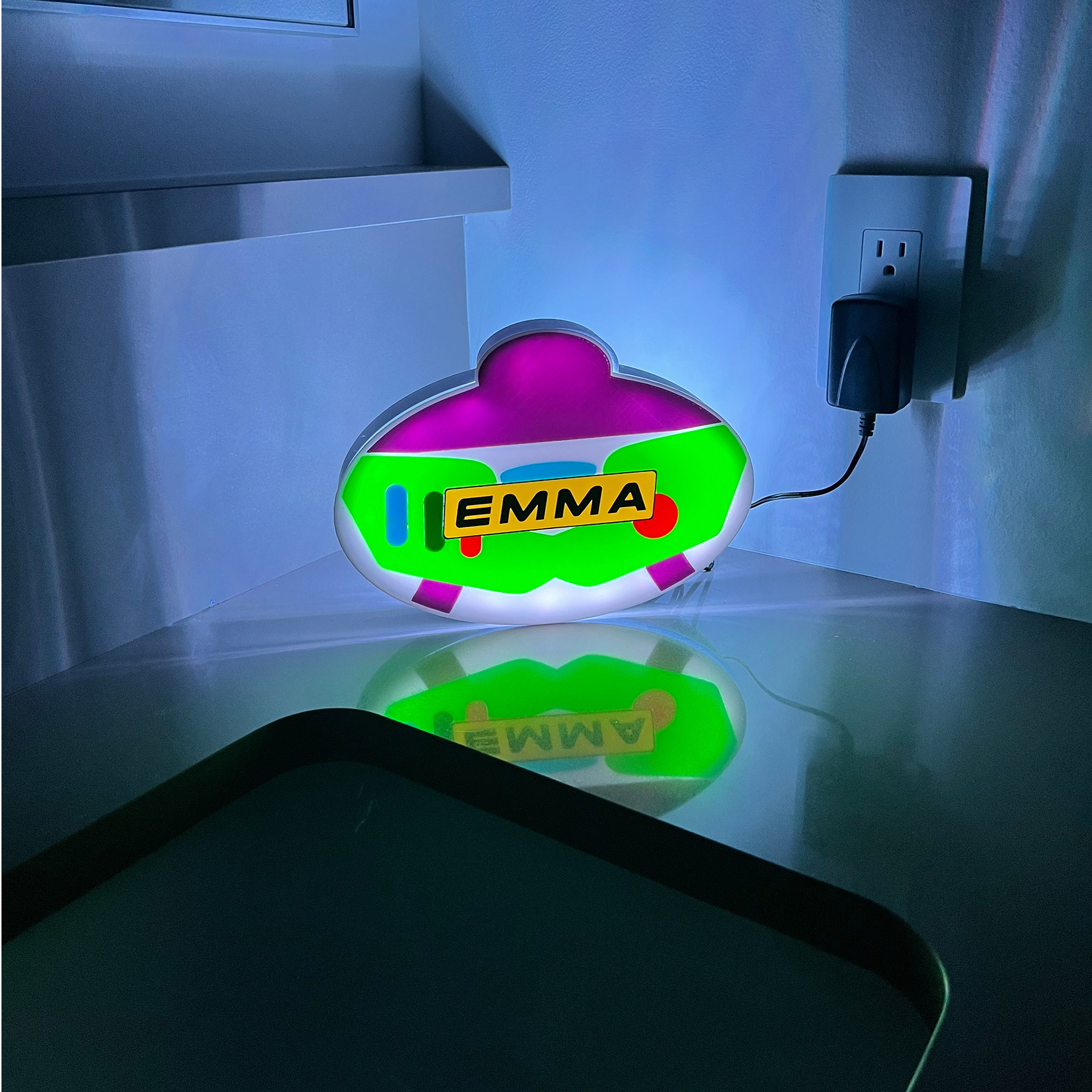 Custom Large 3D Printed Cast Member Character Name Tag | Etsy