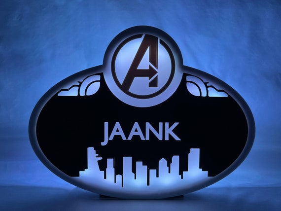 Custom Large 3D Printed Cast Member Name Tag Avengers - Etsy