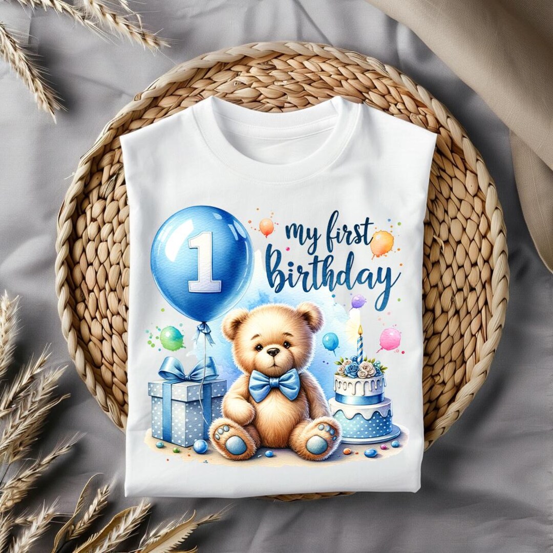 My First Birthday Png, Birthday Png, First Birthday Gift, First ...