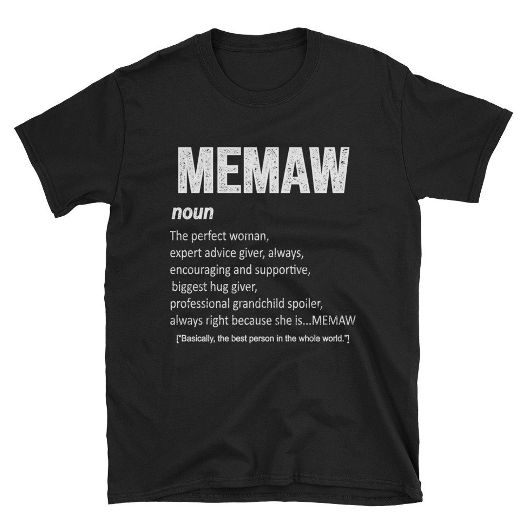 Memaw Definition Shirt Grandma Shirts Mother Day Gifts Women Memaw ...