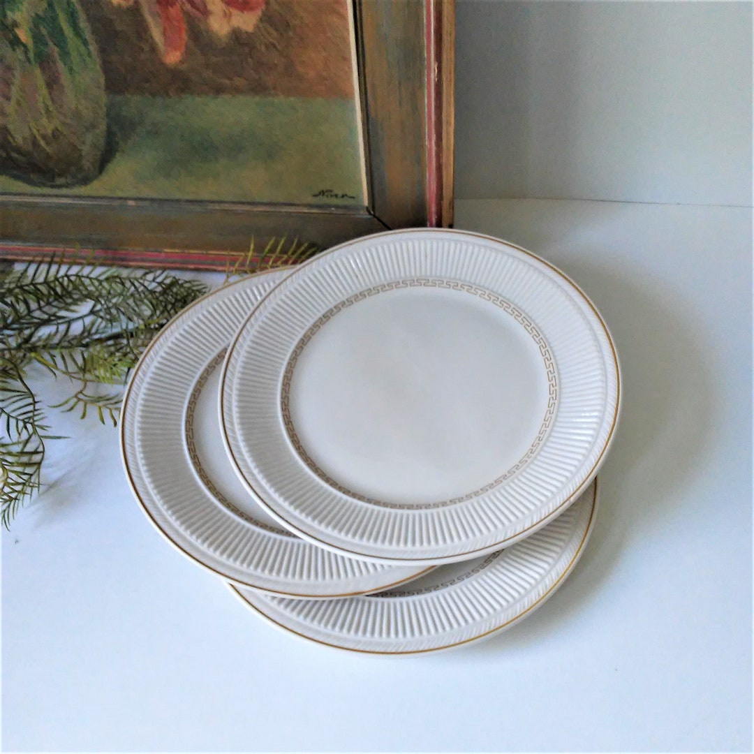 3 Shenango China Salad Plates/ Vintage Small Dinner Plates/rimrol ...