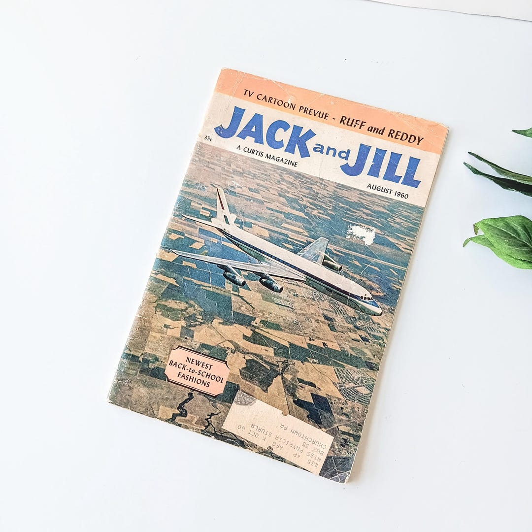 Vintage 1960 Jack and Jill Activity Book/ A Curtis Magazine for Kids ...
