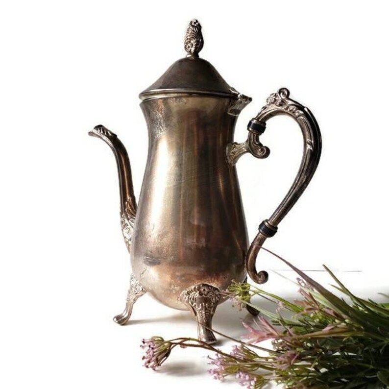 Vintage Kent Silversmiths Silver Plated Tea Coffee Set: 5-piece Made in ...