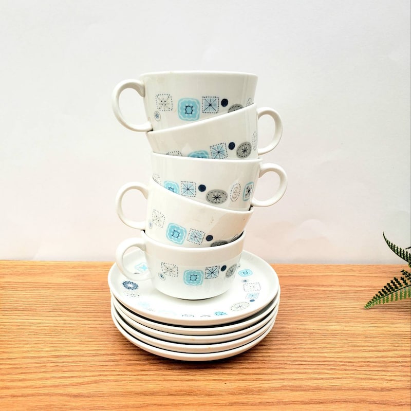60s Tea Cups - Etsy