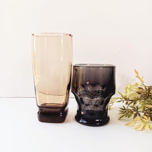 5 Mismatched Neutral Cups Drinking Glasses/1970s/thanksgiving Autumn ...