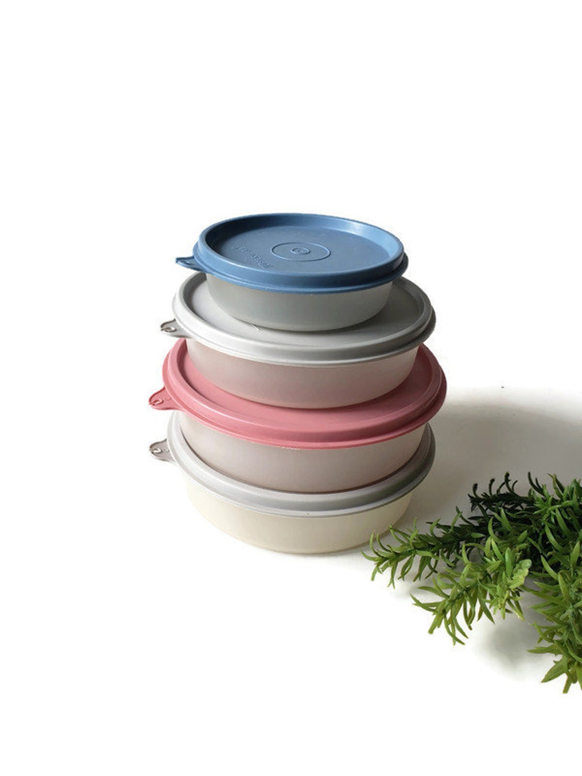 Vintage 1980s Tupperware Wonder Bowl Set of 4/ Big Wonder - Etsy