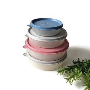 Vintage 1980s Tupperware Wonder Bowl Set of 4/ Big Wonder, Little ...