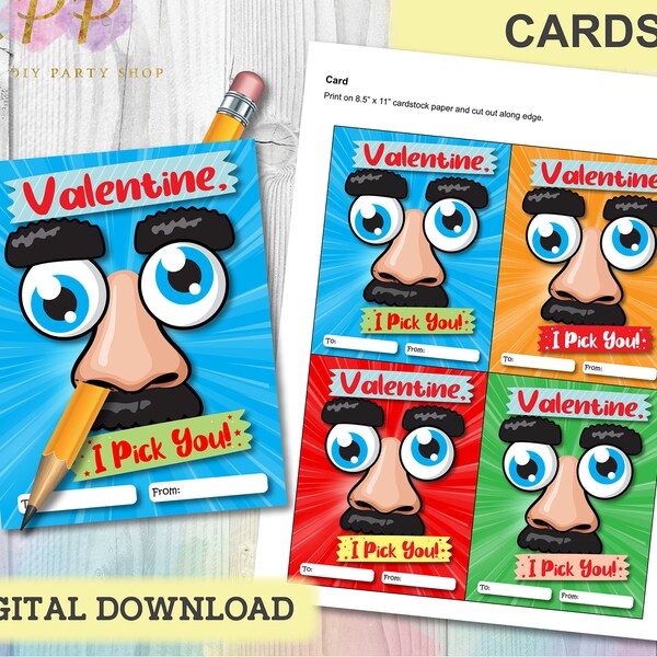 School Valentine - Etsy