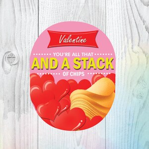 Valentine, You're All That and a Stack of Chips 19g Pringles Toppers ...