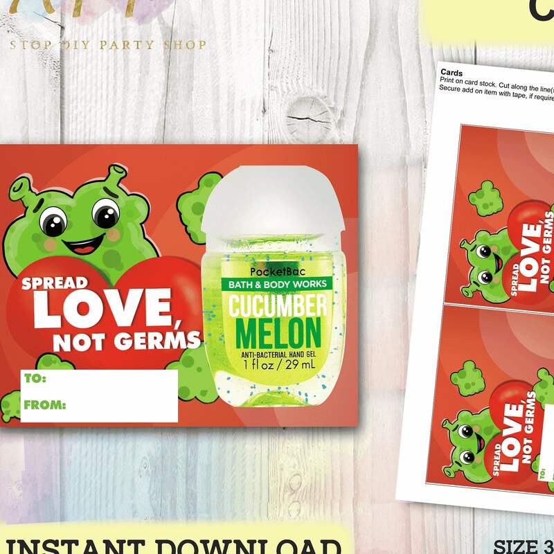 Spread Love Not Germs - Etsy