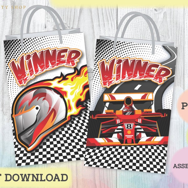 Hot Wheels Printables Goodie Bags - Etsy